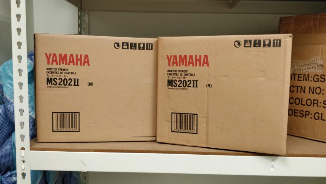 Pair of Vintage Yamaha MS-202 II monitor speakers, Audio, Other Audio ...