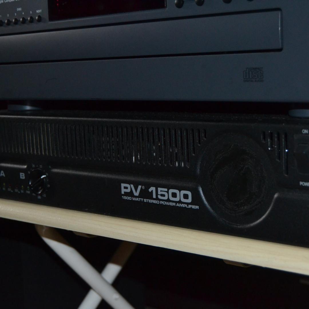 Peavey PV1500 Power Amplifier, Audio, Soundbars, Speakers & Amplifiers ...