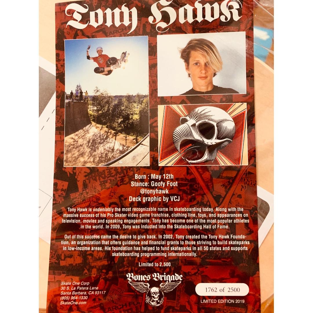 POWELL Series #11 TONY HAWK "CHICKEN SKULL" DECK, Sports Equipment ...