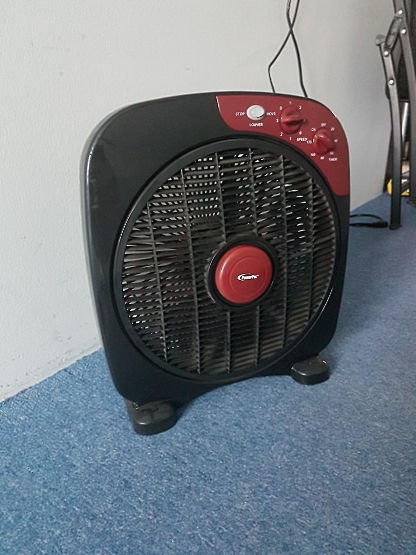 PowerPac 12 INCH electric box fan (PPBF30), Furniture & Home Living ...