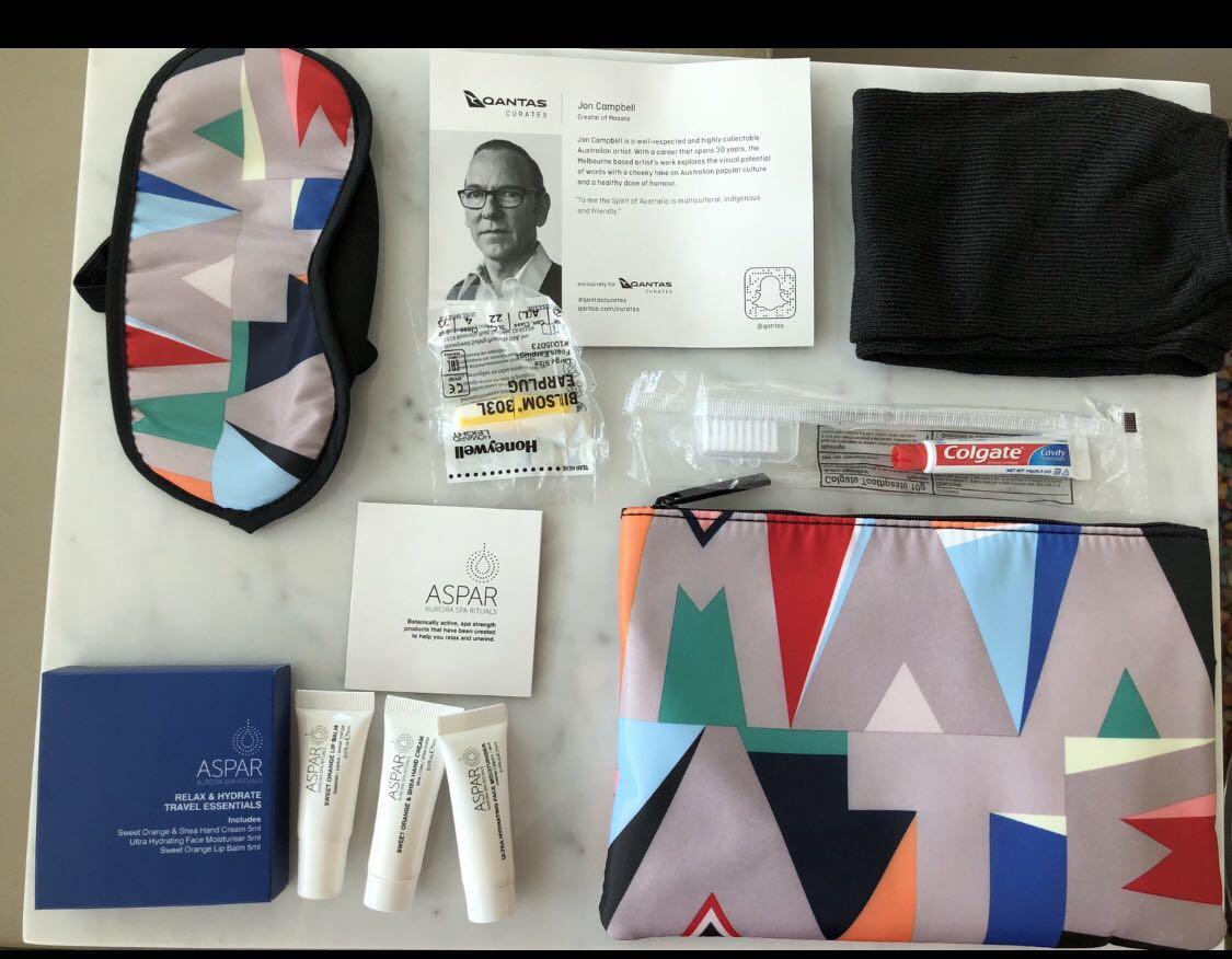 Qantas First & Business Class Travel Amenity Kit (Amenities) for women, Hobbies & Toys, Travel ...