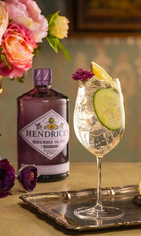 (Rare) Hendrick's Midsummer Solstice Gin, Food & Drinks, Alcoholic ...