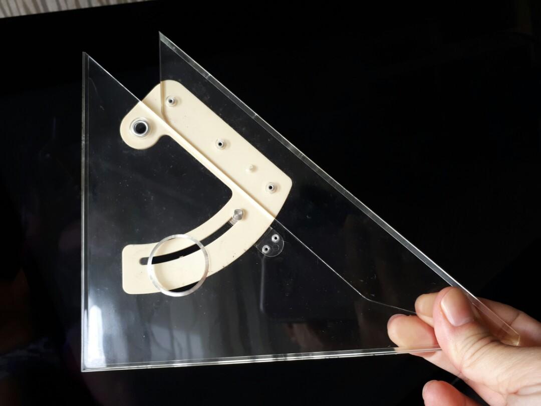 Rotring Set Square for tech drawing, Hobbies & Toys, Stationery & Craft ...