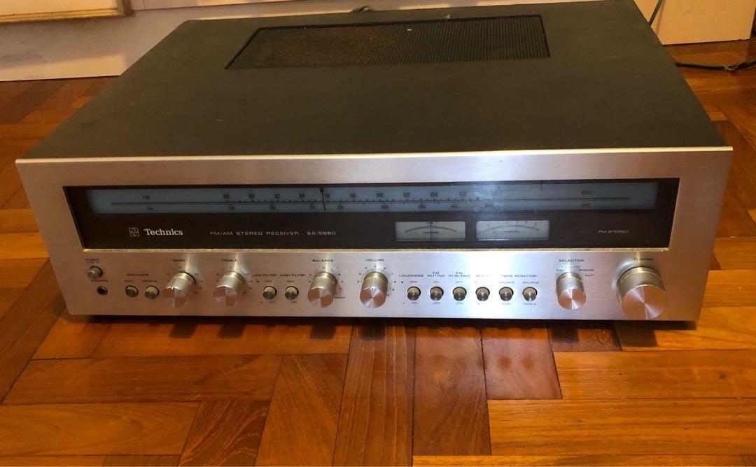 Technics sa-5560 vintage stereo receiver, Audio, Other Audio Equipment ...
