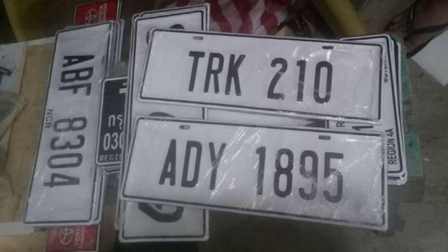 Plate Temporary CAR Plate and MOTOR Plate Emboss Galvanized, Car Parts ...