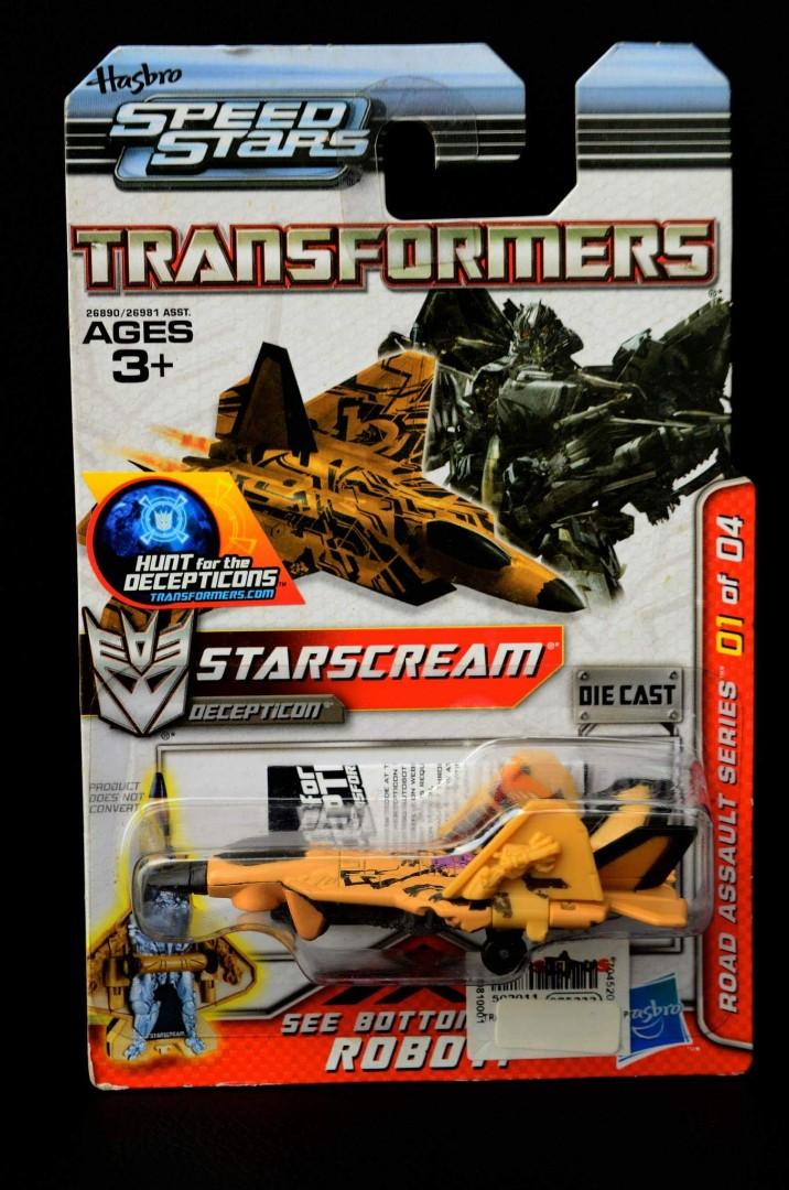 TRANSFORMERS STARSCREAM HASBRO SPEED STARS MOSC 100% Original ...