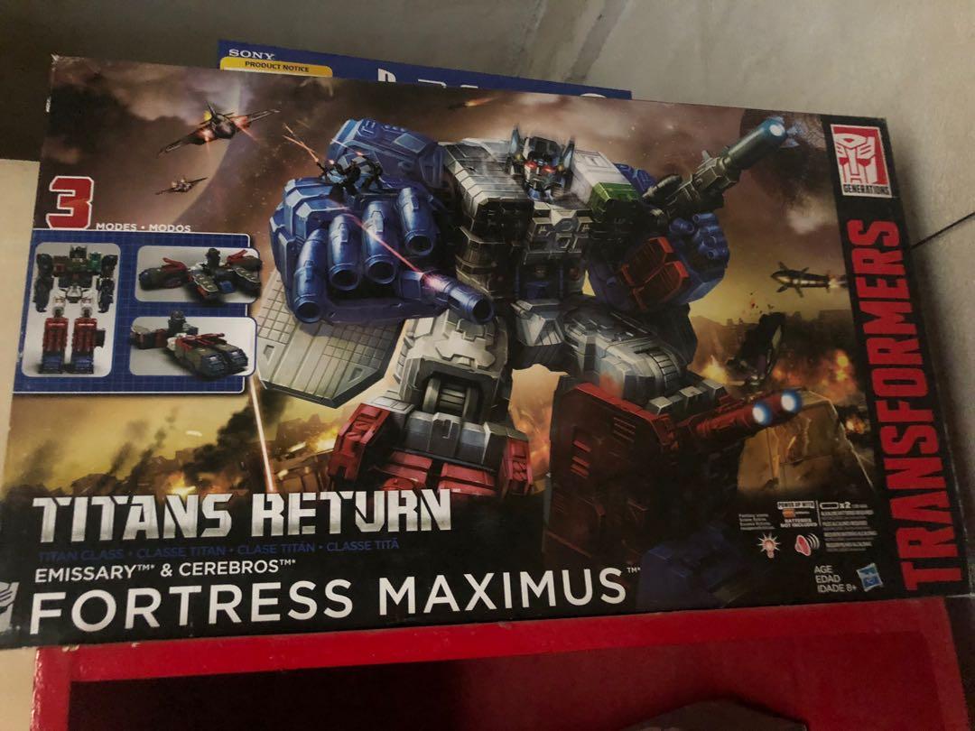Transformers Titans Return Fortress Maximus, Hobbies & Toys, Toys ...