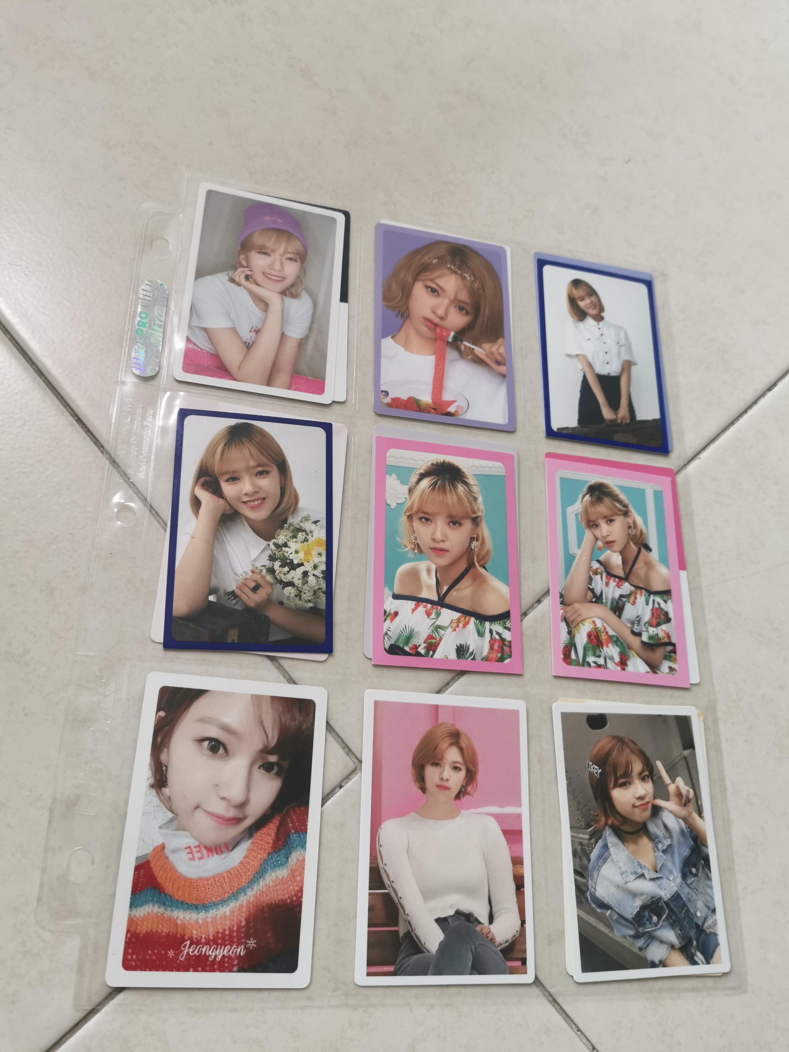 Twice Jeongyeon photocards set, Hobbies & Toys, Memorabilia ...