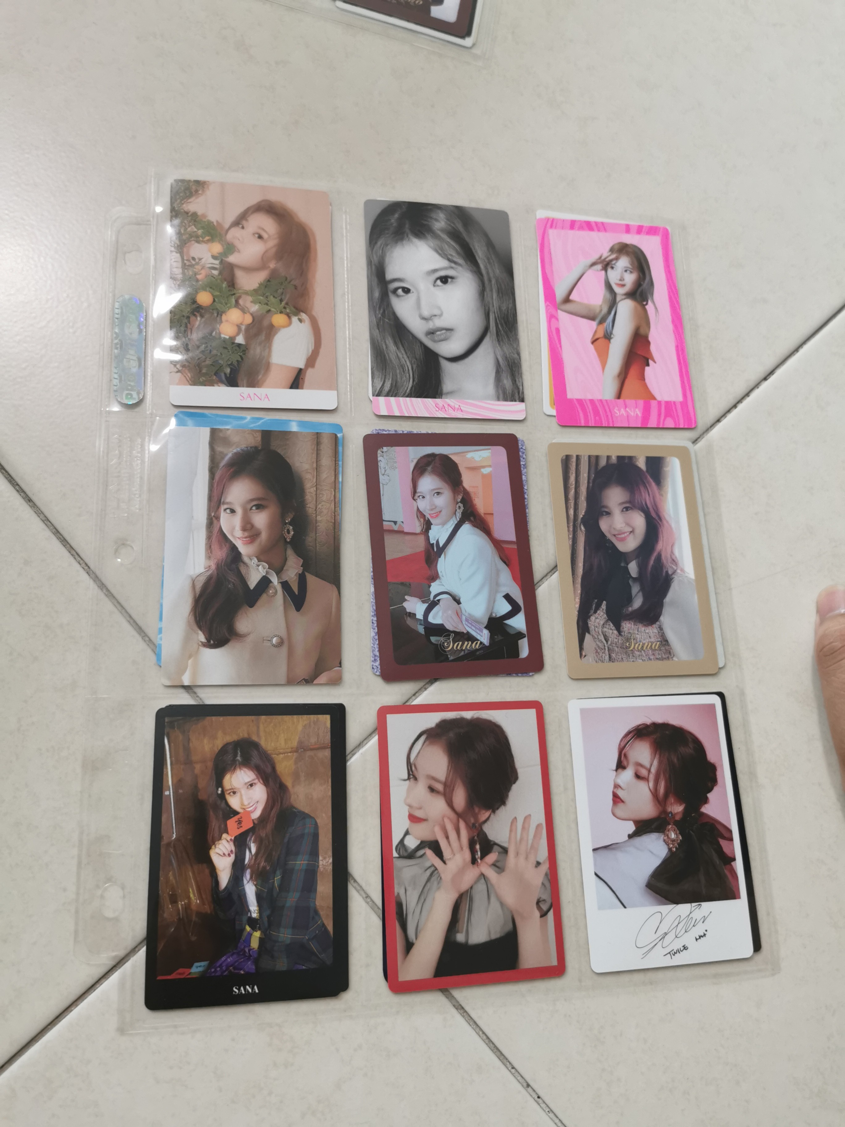 TWICE Sana photocards set, Hobbies & Toys, Memorabilia & Collectibles ...