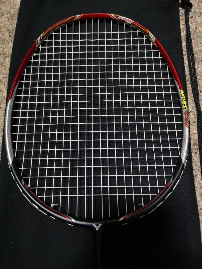 Victor Jetspeed S 9 Badminton Racket, Sports Equipment, Sports & Games ...