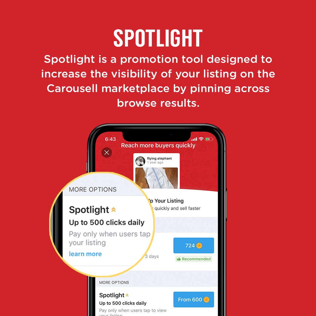 What is Spotlight?, Community on Carousell