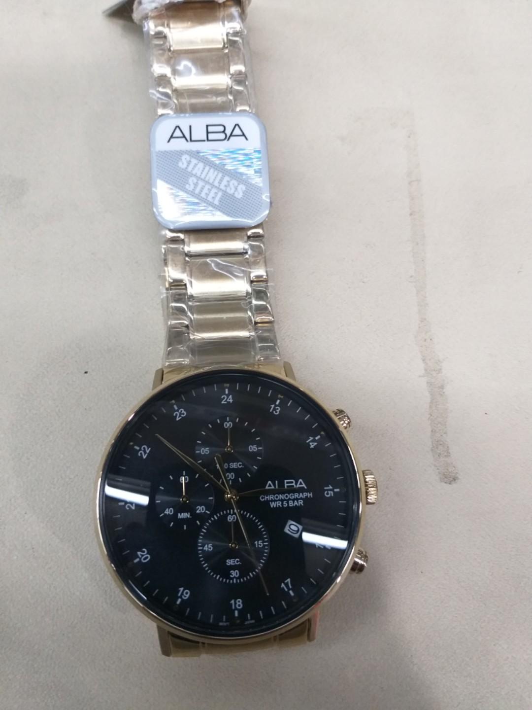 Alba Chronograph, Men's Fashion, Watches & Accessories, Watches on ...