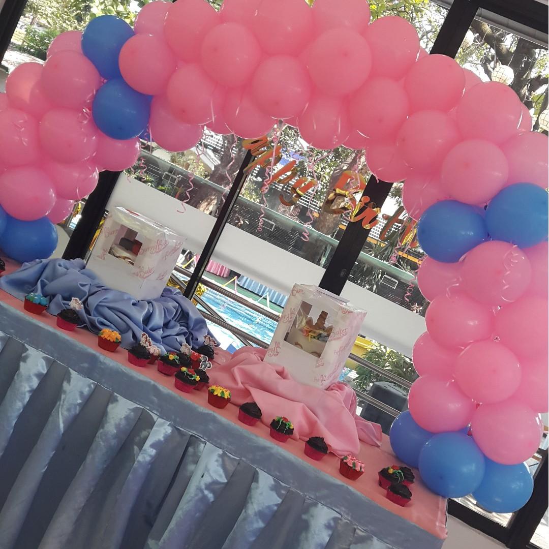 Balloon Cake Arch for Kids Birthday, Babies & Kids, Babies & Kids ...