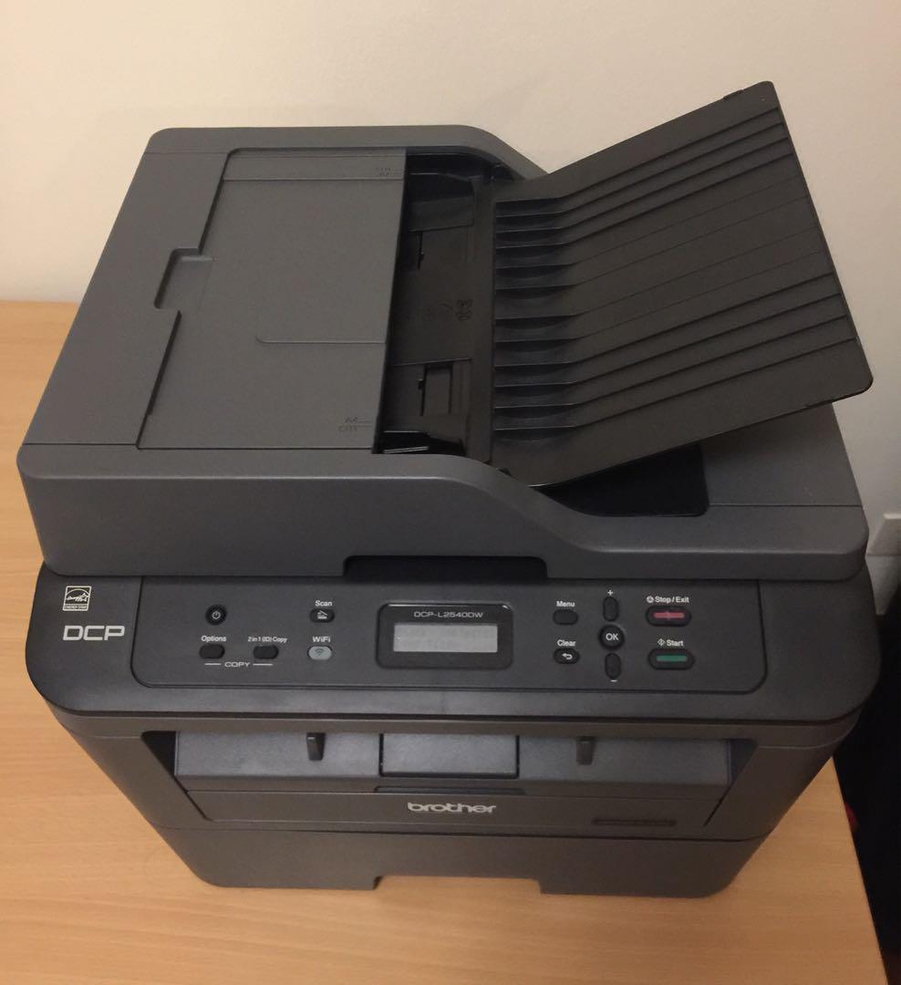 Brother DCP-L2540DW Monochrome Multi-Function Laser Printer, Computers ...