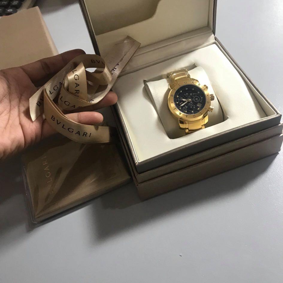 Bvlgari Tachymeter Pawnable watch, Luxury, Watches on Carousell