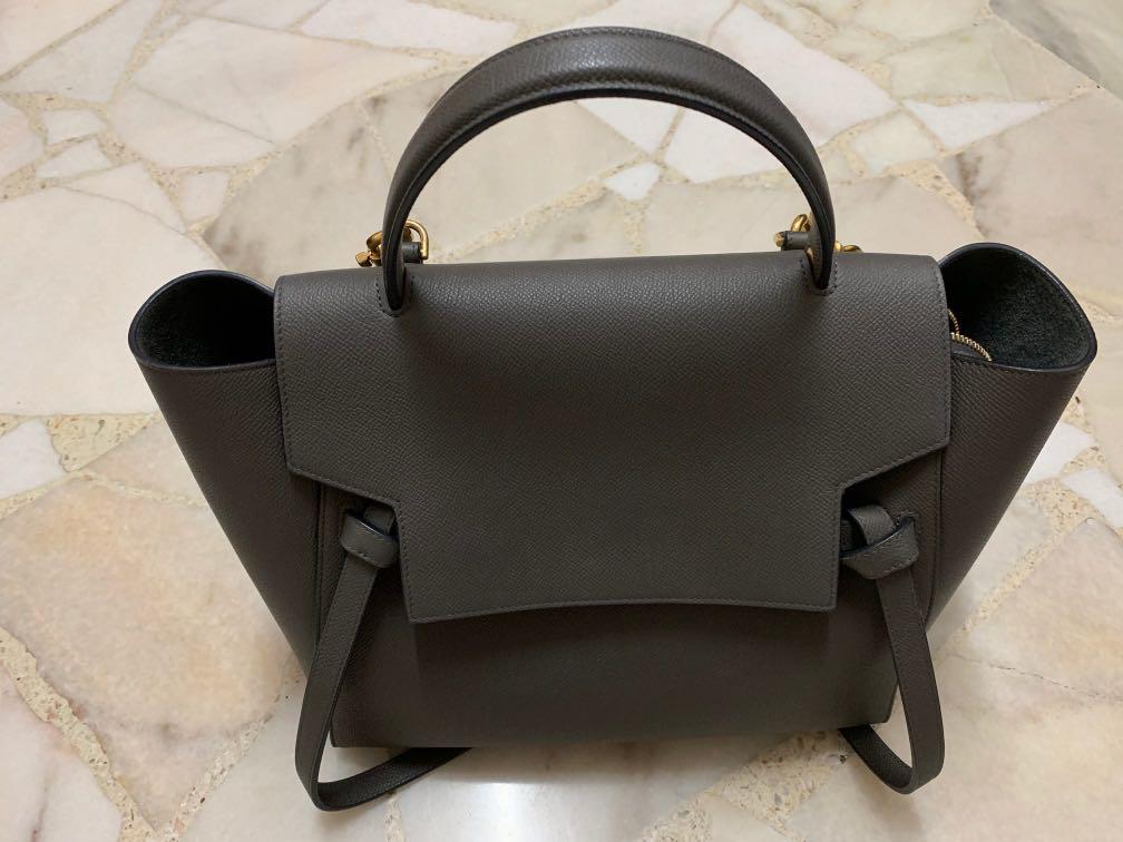 Celine Mini belt in grained calfskin, Women's Fashion, Bags & Wallets ...