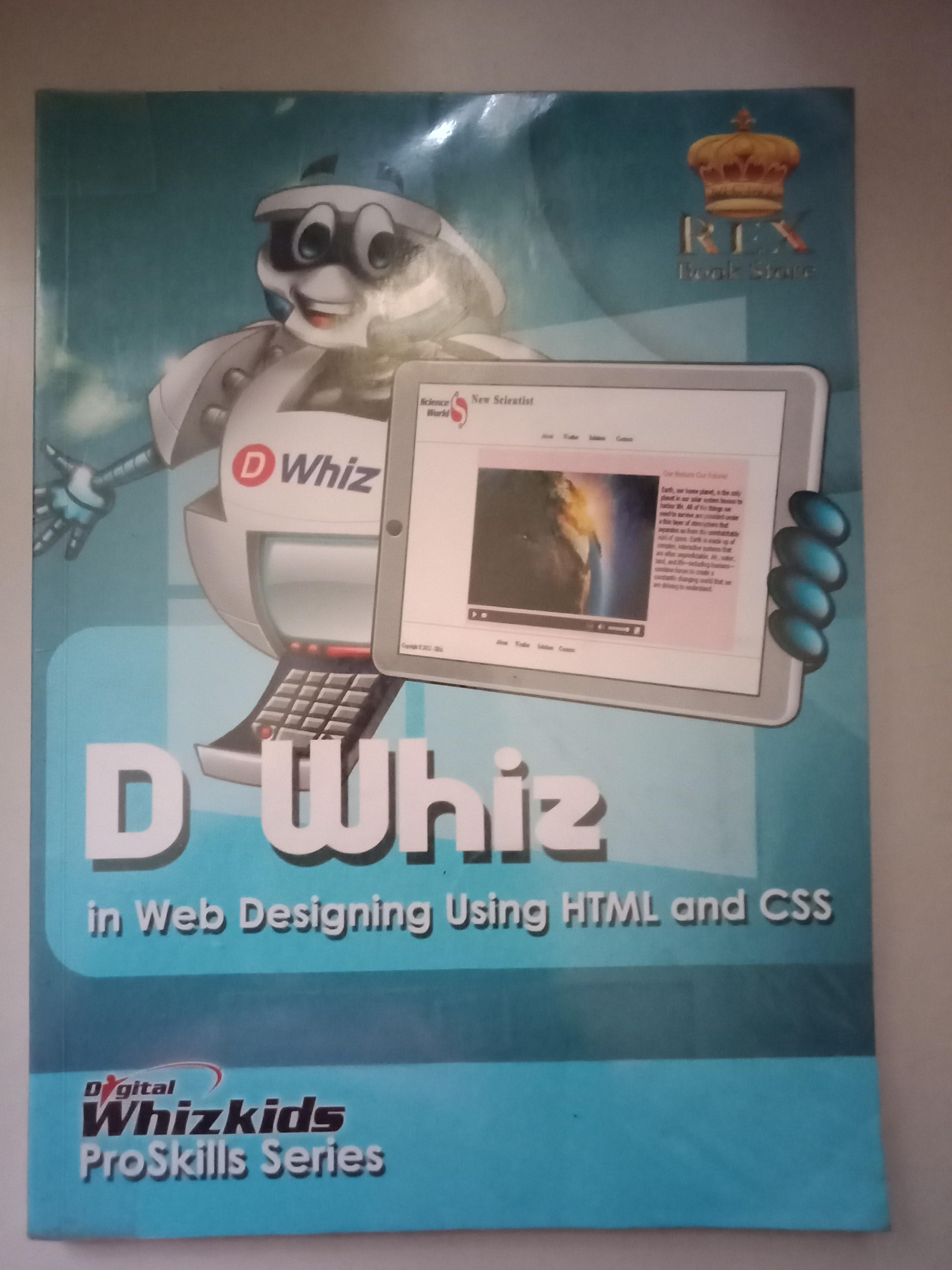 D Whiz in Web Designing Using HTML and CSS, Hobbies & Toys, Books ...
