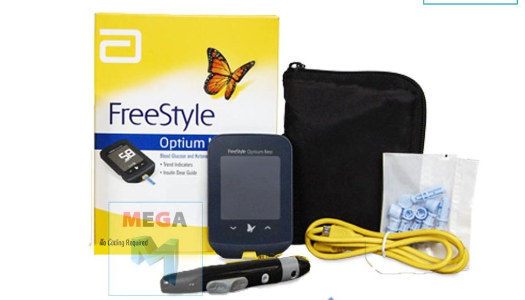 Freestyle Optium Neo Blood Glucose KETONE Monitor, Health & Nutrition ...