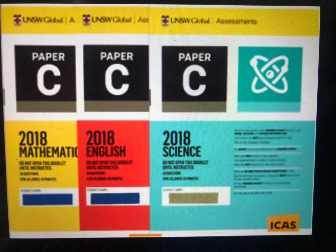 ICAS past papers C Primary 4 with answers, Hobbies & Toys, Books ...