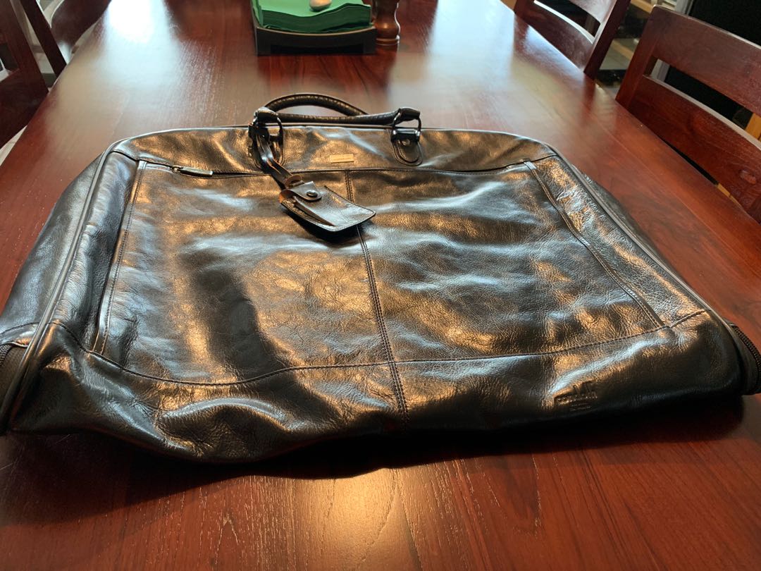 Condotti Leather Suit Bag, Men's Fashion, Bags, Belt bags, Clutches and ...