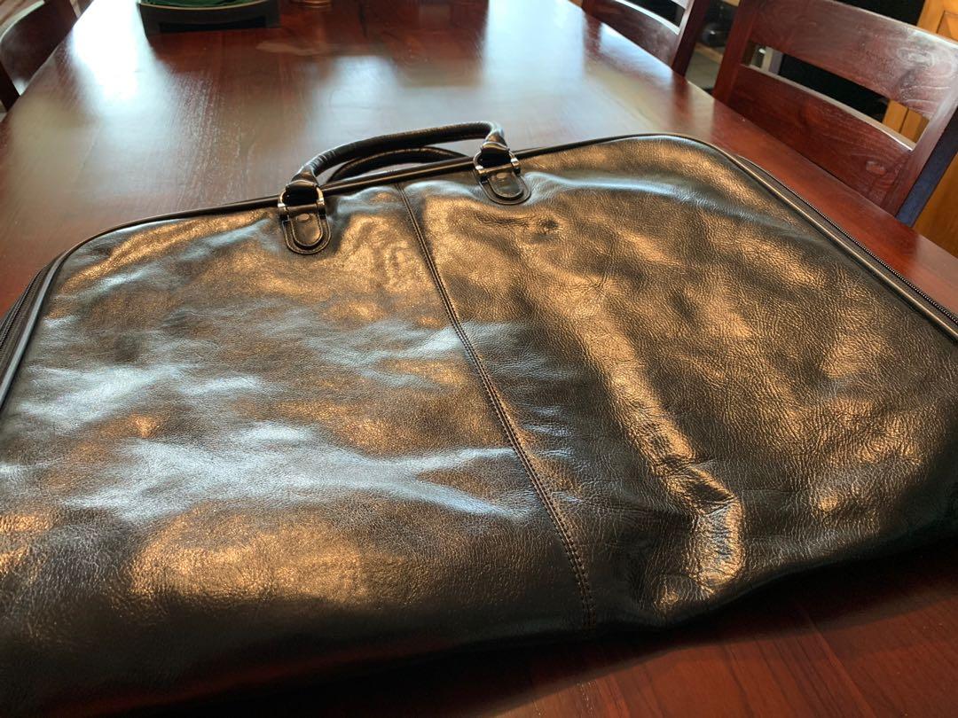 Condotti Leather Suit Bag, Men's Fashion, Bags, Belt bags, Clutches and ...