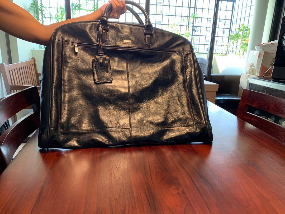 Condotti Leather Suit Bag, Men's Fashion, Bags, Belt bags, Clutches and ...