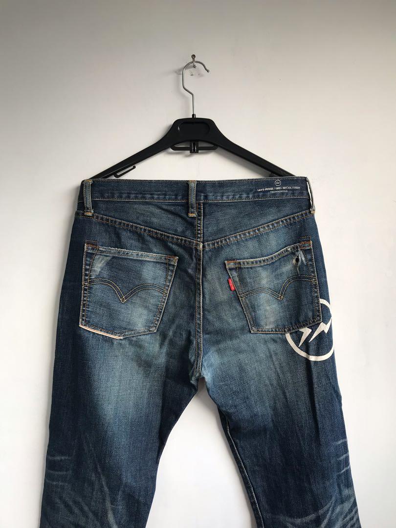 Levis X Fragment Design, Fesyen Pria, Pakaian , Bawahan di Carousell