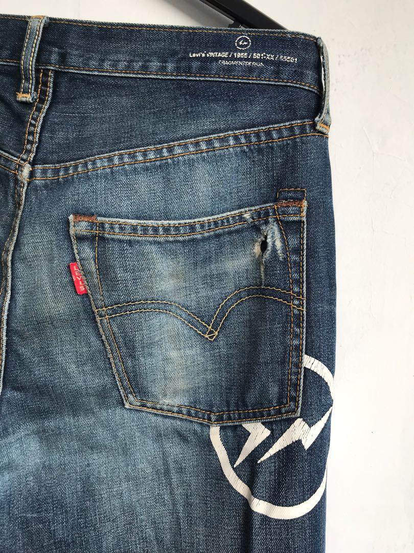 Levis X Fragment Design, Fesyen Pria, Pakaian , Bawahan di Carousell