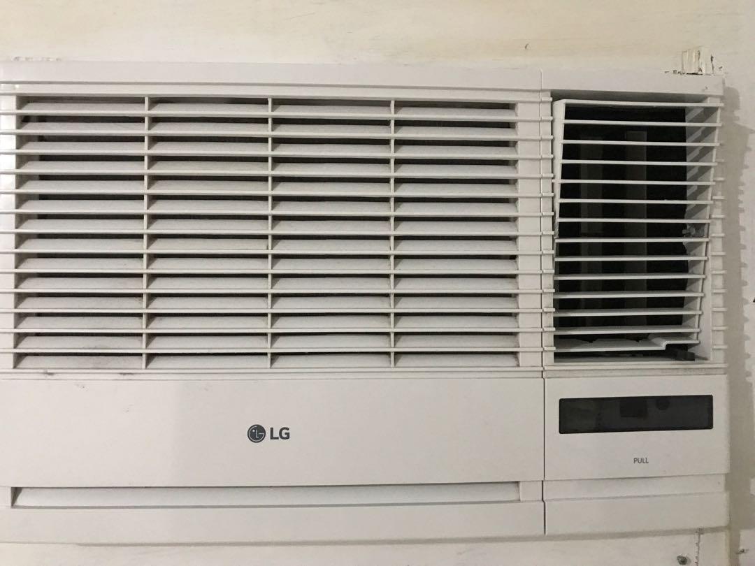 LG 1.5hp Window Type Aircon, TV & Home Appliances, Air Conditioning and ...