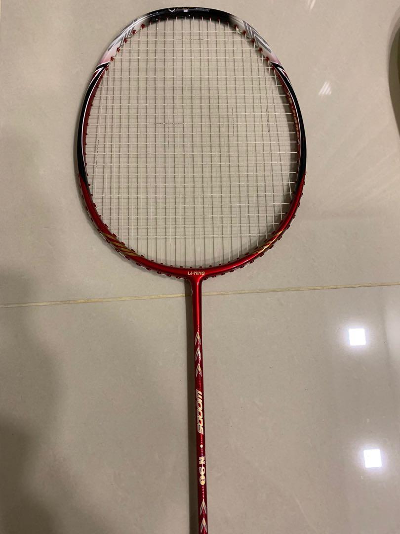 Li-Ning Woods N90 Badminton Racquet, Sports Equipment, Sports & Games ...