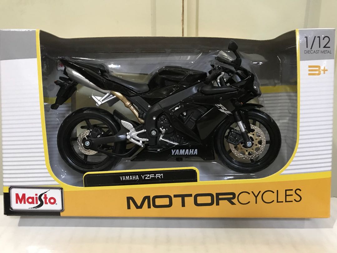 Maisto motorcycle yamaha YZF-R1 diecast die cast toy, Hobbies & Toys ...
