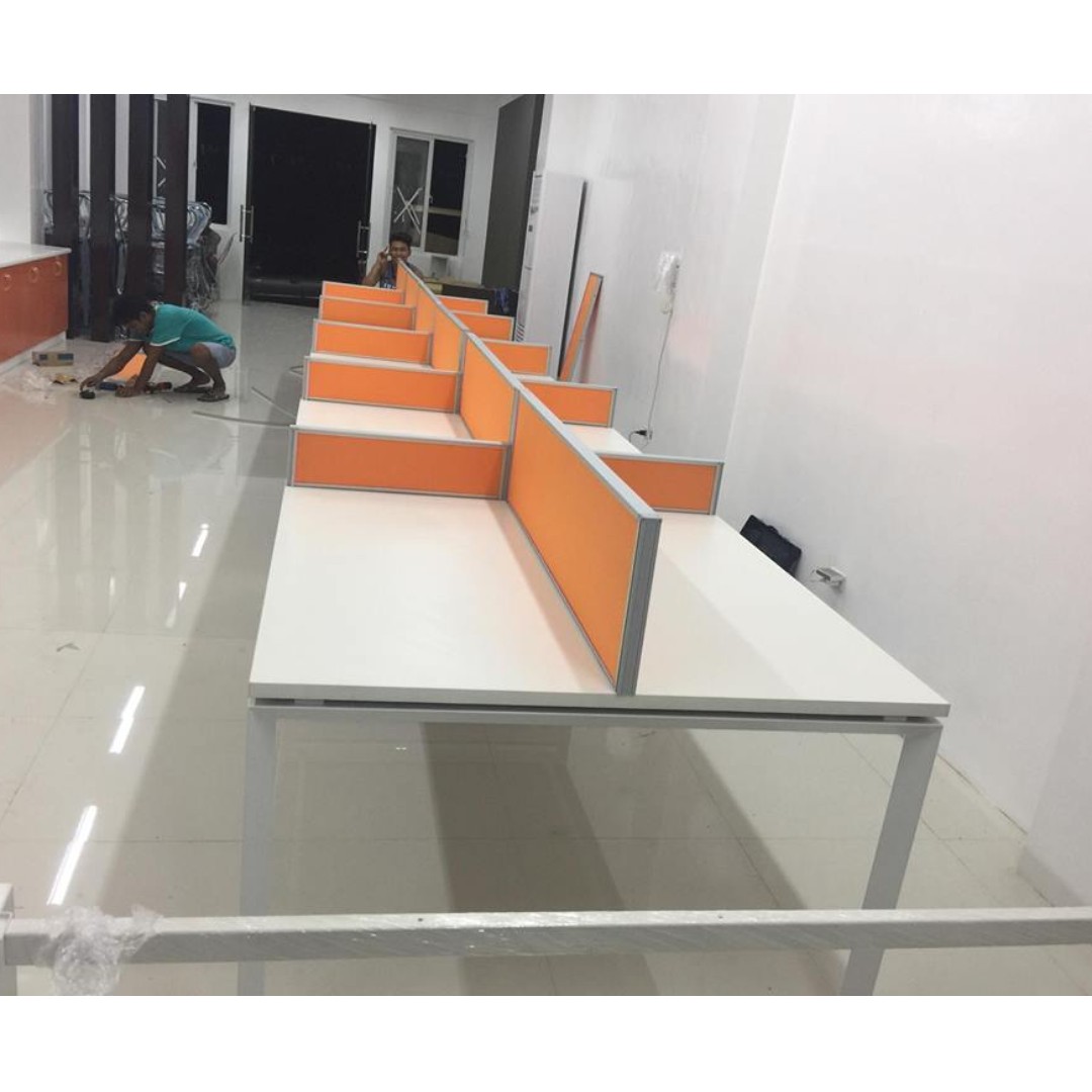 Metal Legs Table Office Divider, Furniture & Home Living, Office ...