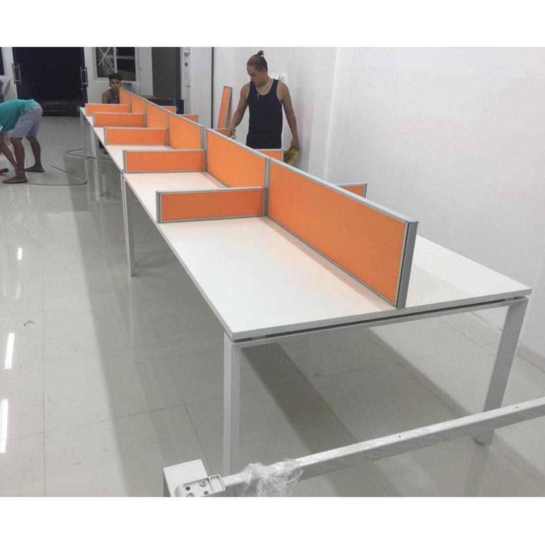 Metal Legs Table Office Divider, Furniture & Home Living, Office ...