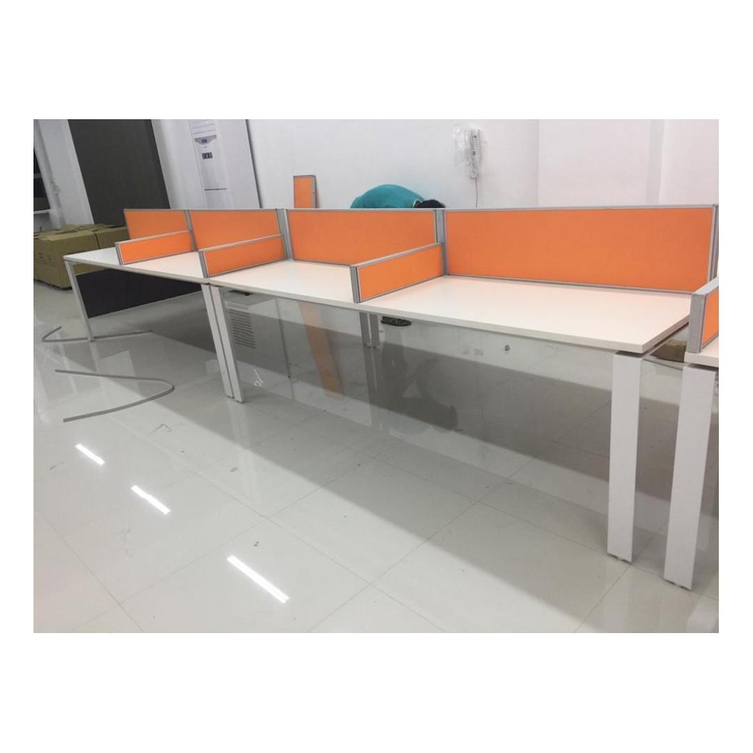 Metal Legs Table Office Divider, Furniture & Home Living, Office ...