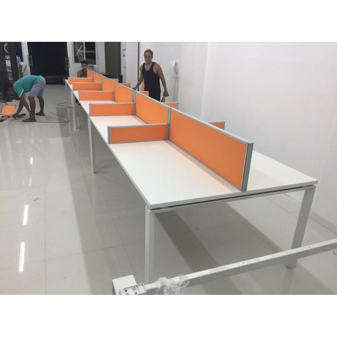 Metal Legs Table Office Divider, Furniture & Home Living, Office ...