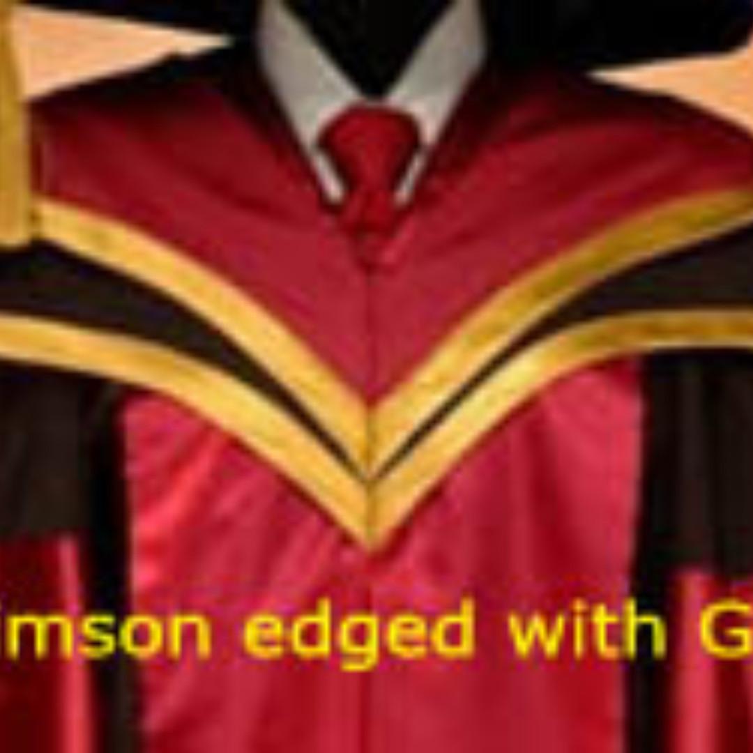 NTU PhD Graduation Gown, Hood, and Bonnet, Women's Fashion, Dresses ...