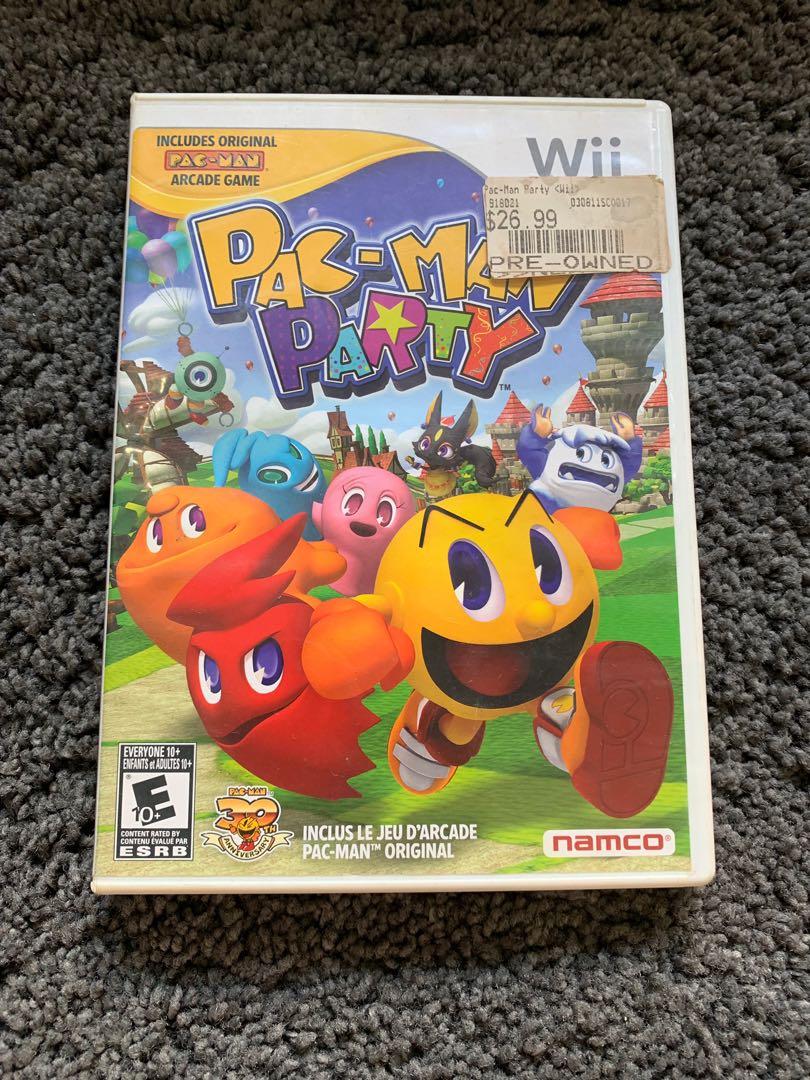 Pac-Man Party Wii game, Video Gaming, Video Games, Nintendo on Carousell