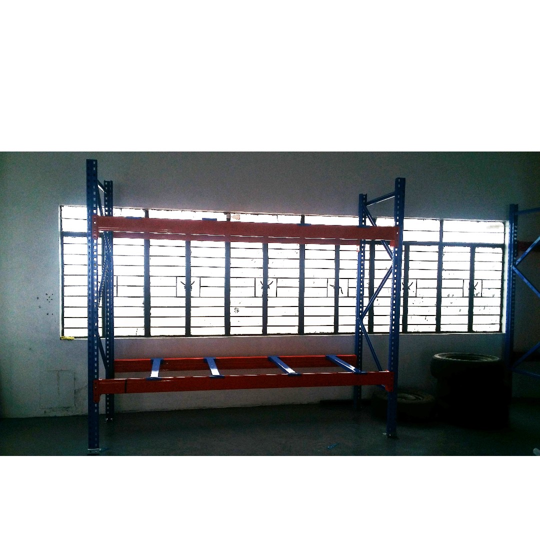 Pallet rack steel rack heavy duty 2 tons capacity per layer, Furniture ...