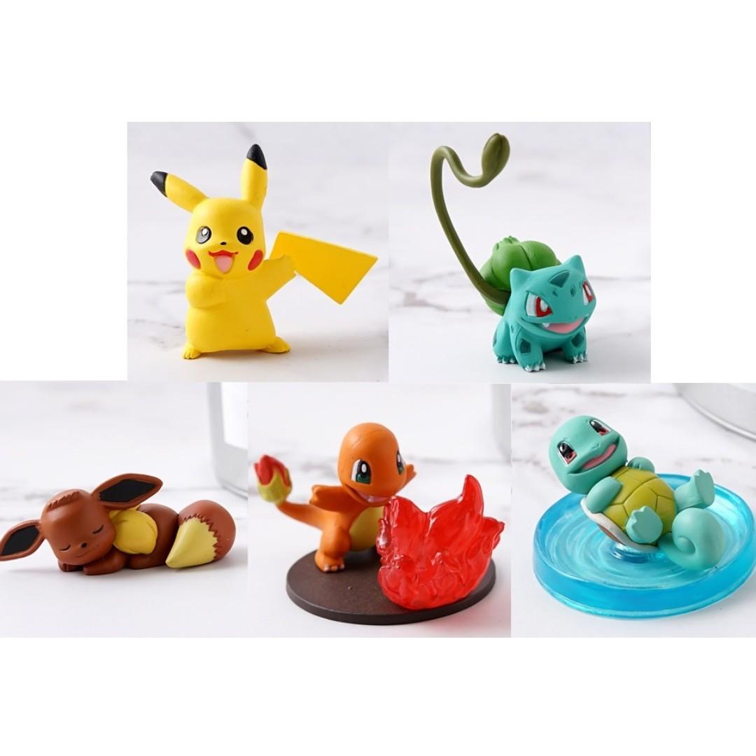 Pokemon / Pikachu / Bulbasaur / Squirtle / Charmander / Eevee Figurines ...