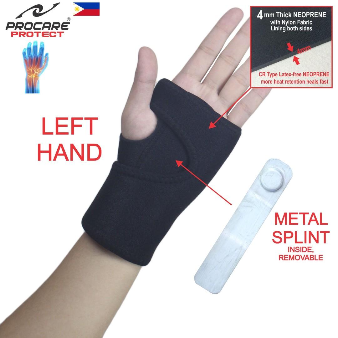 PROCARE PROTECT #1035 Hand and Wrist Splint Brace with Metal Support ...