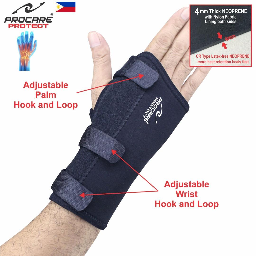 PROCARE PROTECT #1036 Hand and Wrist Splint Brace with Metal Support ...