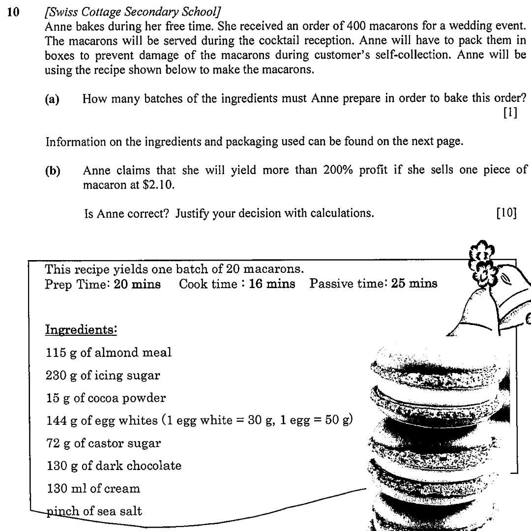 Real World Maths Compilation / Sec 4 / Prelim Paper / Exam Paper / Real ...