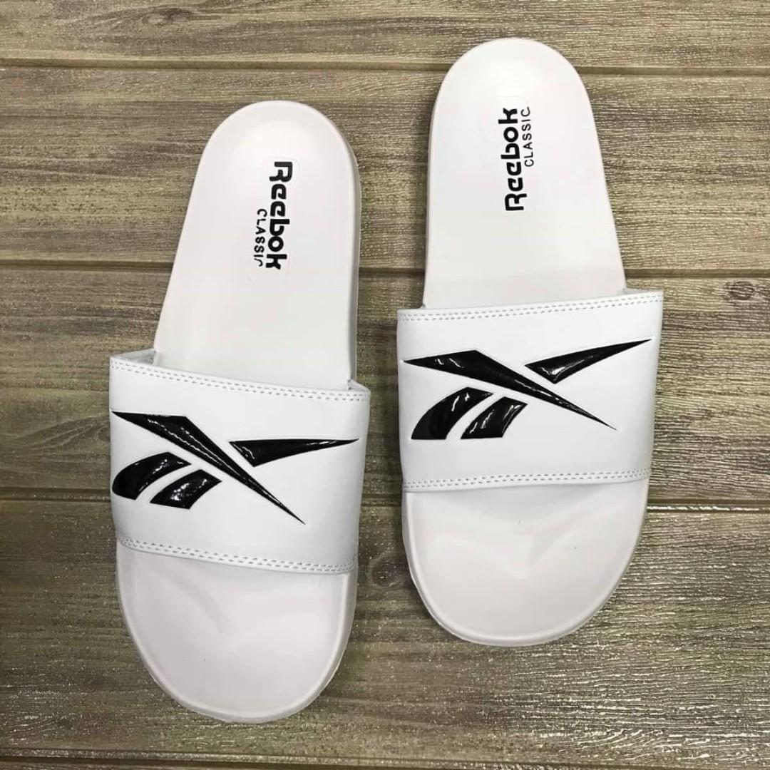 reebok slides, Men's Fashion, Footwear, Slippers & Slides on Carousell
