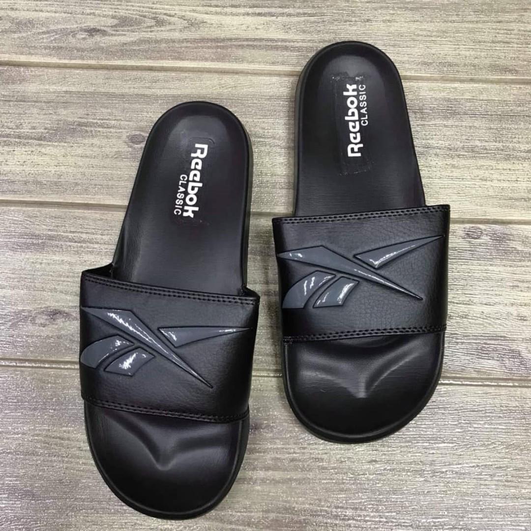 reebok slides, Men's Fashion, Footwear, Slippers & Slides on Carousell
