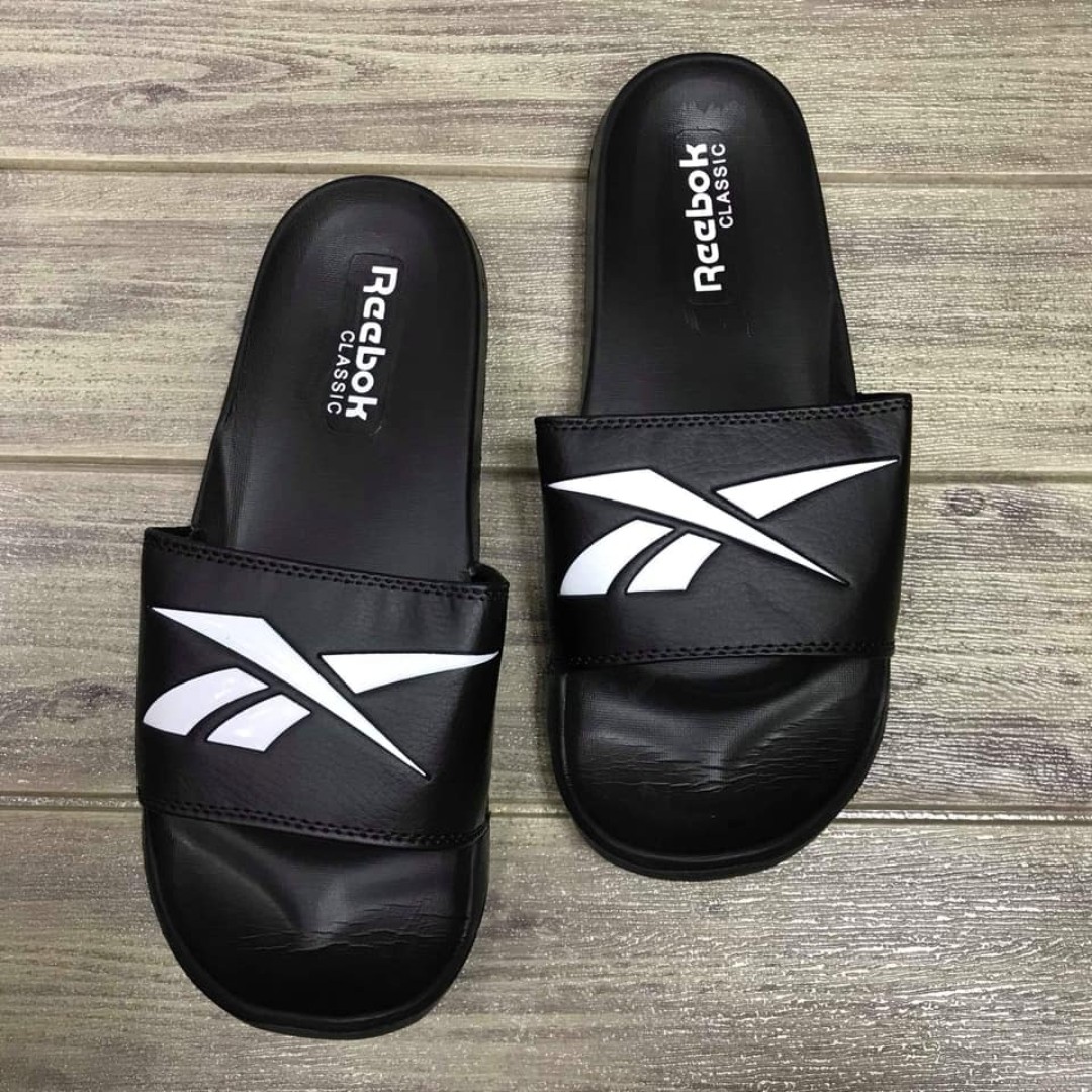 reebok slides, Men's Fashion, Footwear, Slippers & Slides on Carousell