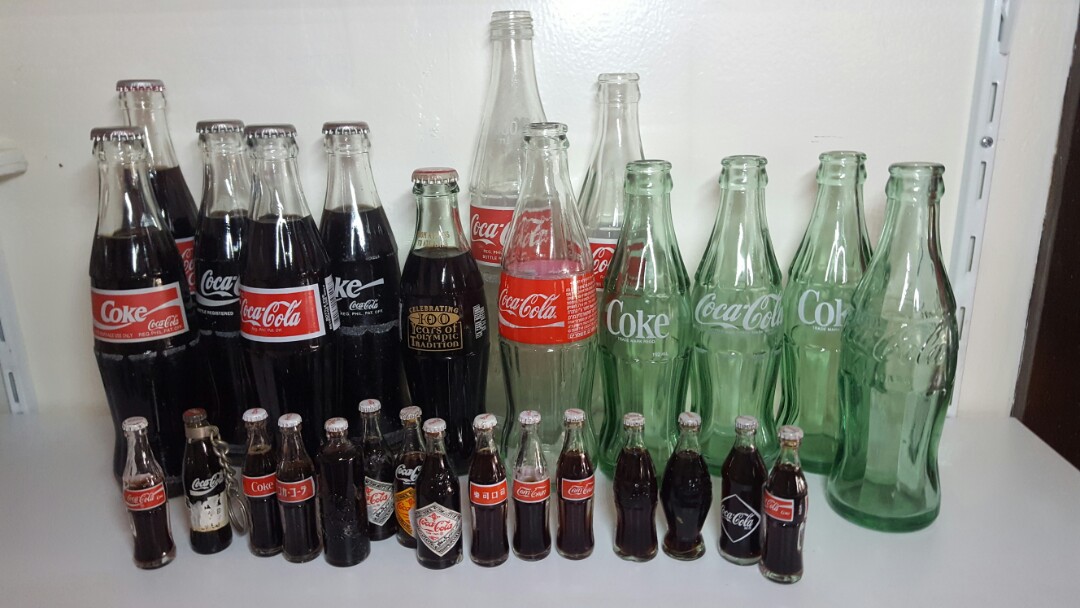 *Rush sale* Coca-cola Bottle Collection, Hobbies & Toys, Memorabilia ...