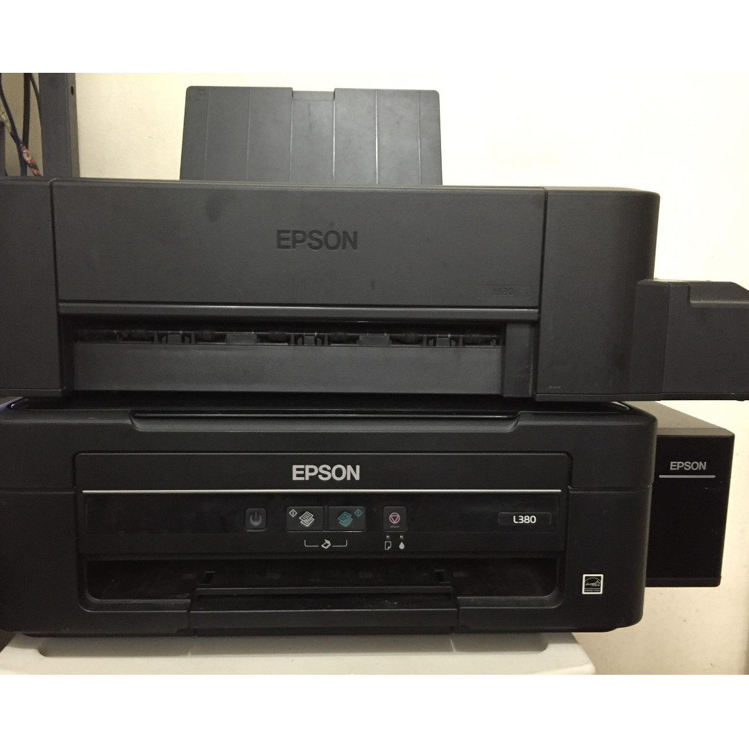 Selling Epson Printer L380 and L120 Bundle, Computers & Tech, Printers ...
