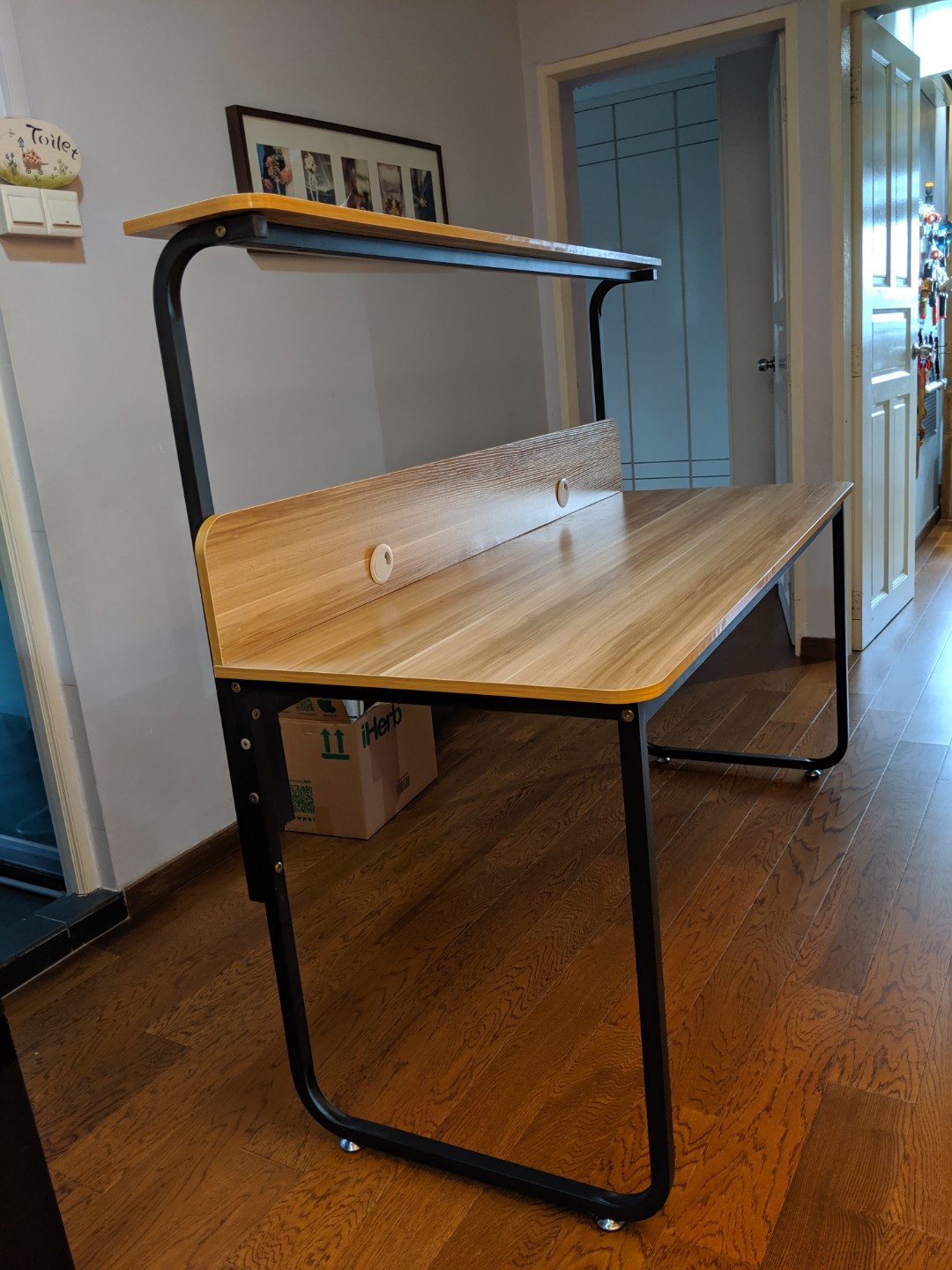 Study Table (for one person/two people}, Furniture & Home Living ...