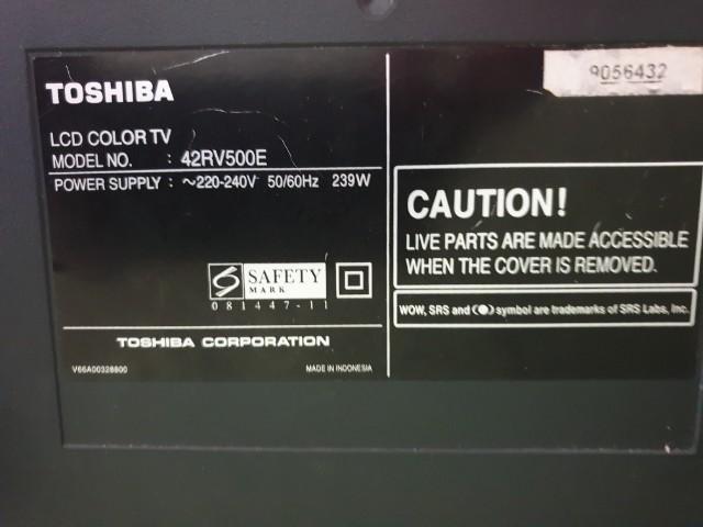 Toshiba 42" LCD tv, TV & Home Appliances, TV & Entertainment, TV on ...