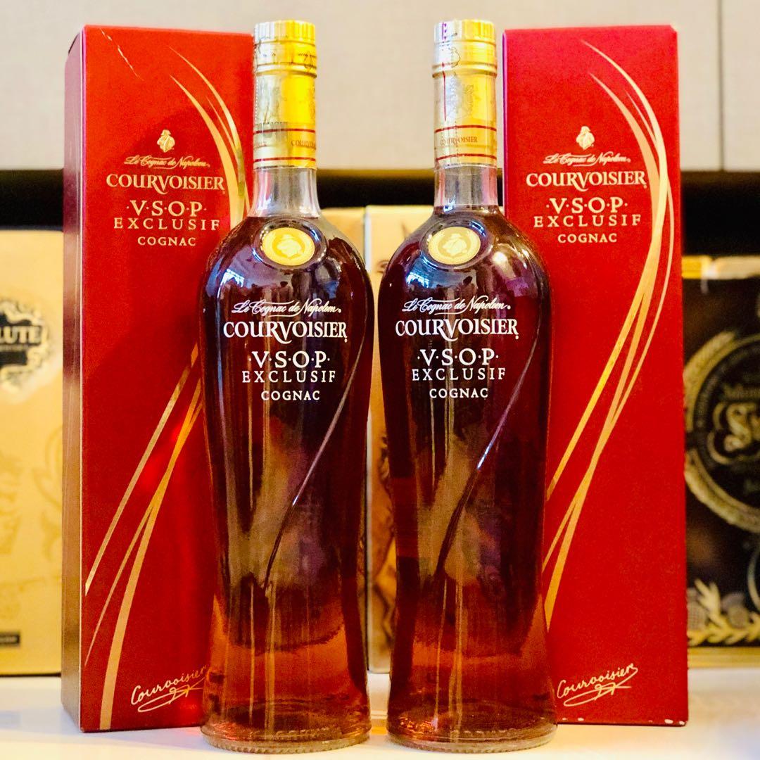 0.7L Courvoisier VSOP Exclusif Cognac W Box, Food & Drinks, Alcoholic Beverages on Carousell